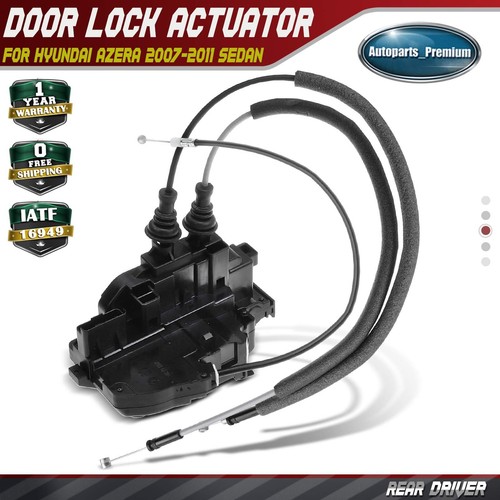 Door Lock Actuator w/ Latch for Hyundai Azera 2007-2011 Sedan Rear ...