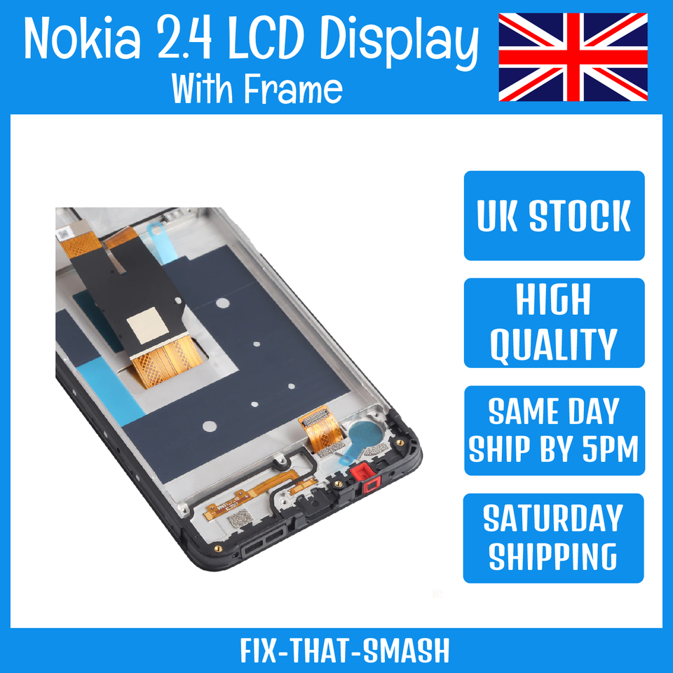 Nokia 2.4 TA-1277, TA-1275, TA-1274, TA-1270 LCD Display Screen ...