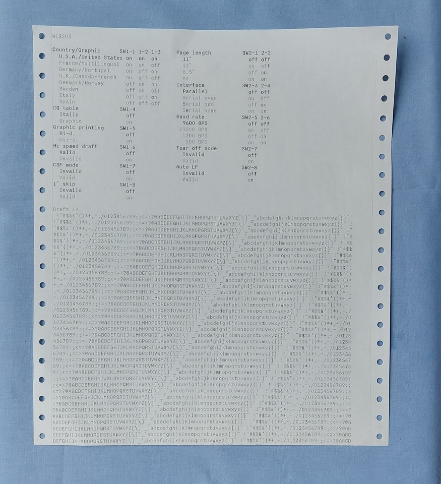 Epson LQ 850 Dot Matrix 24 Pin Impact Printer W/ Original Manual | eBay