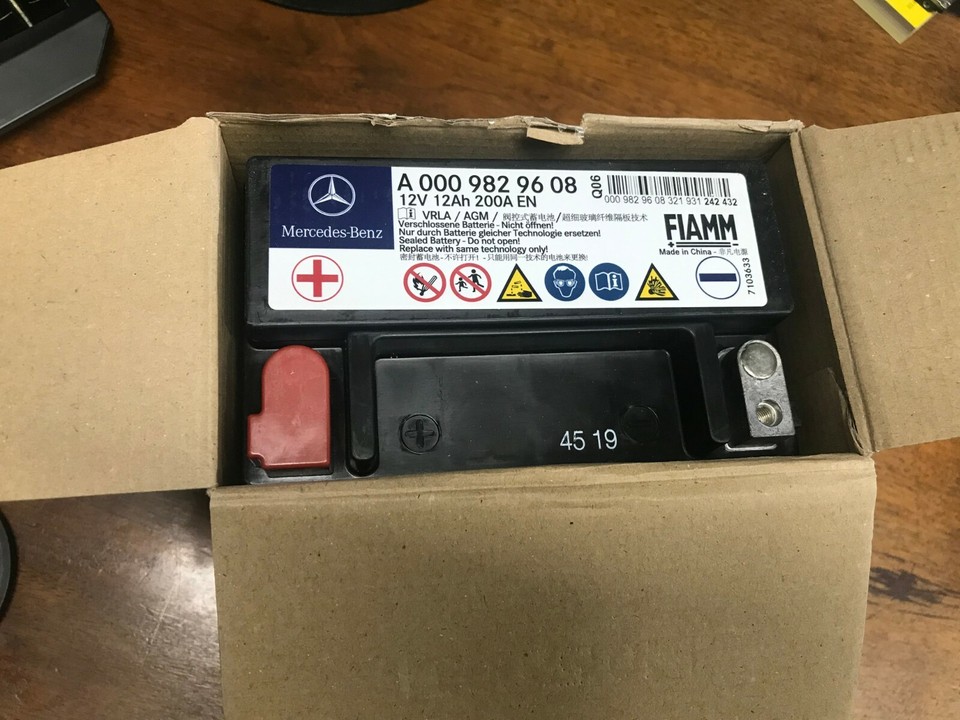 Genuine Mercedes Benz Auxiliary Aux Battery W222 + Others 0009829608 | eBay