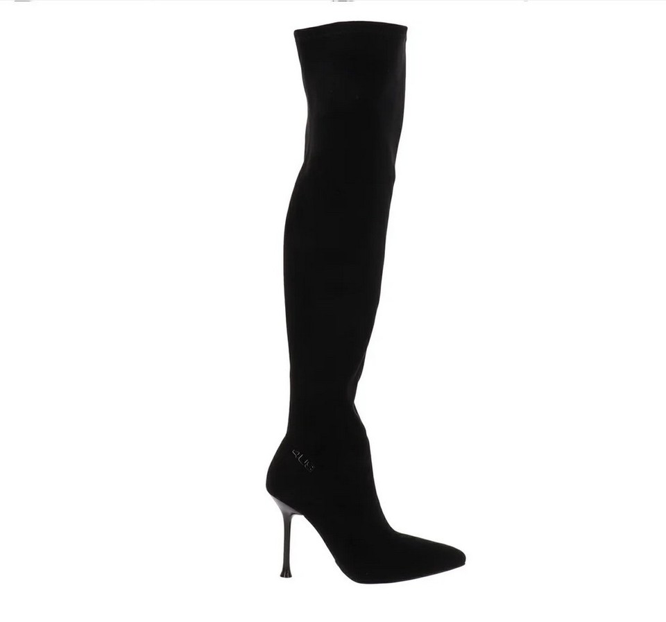4US Botte Haute Femme En Textile Avec 1/2 Zip Par Paciotti - NER (NOIR ...