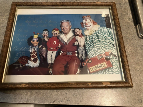 Buffalo Bob Smith Signed Photo - Howdy Doody - Autographed 8x10 framed ...