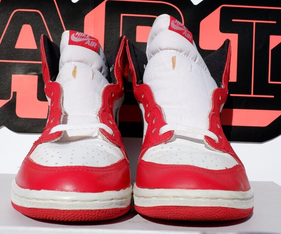 NEW 1985 Original Nike Air Jordan 1 Chicago OG Size 8.5 Vintage Michael ...