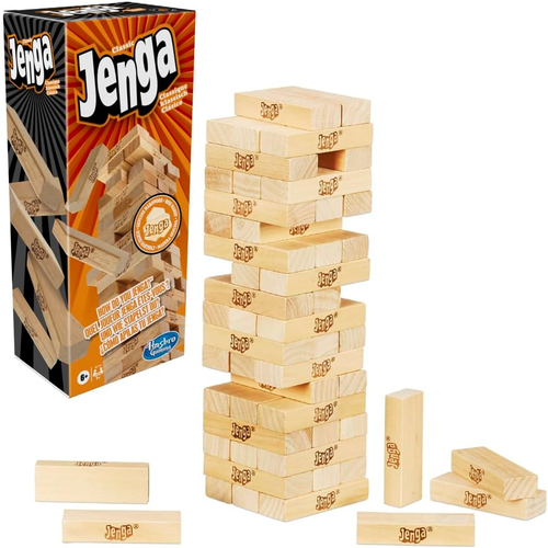 Hasbro Gaming Jenga Classic Game with Genuine Hardwood Blocks - A2120EU4 | eBay