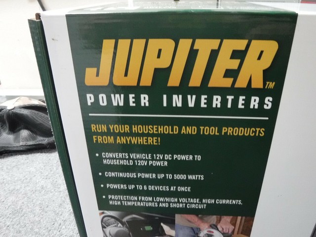 Jupiter 63428 5000W Peak Modified Sine Wave Power Inverter for sale ...