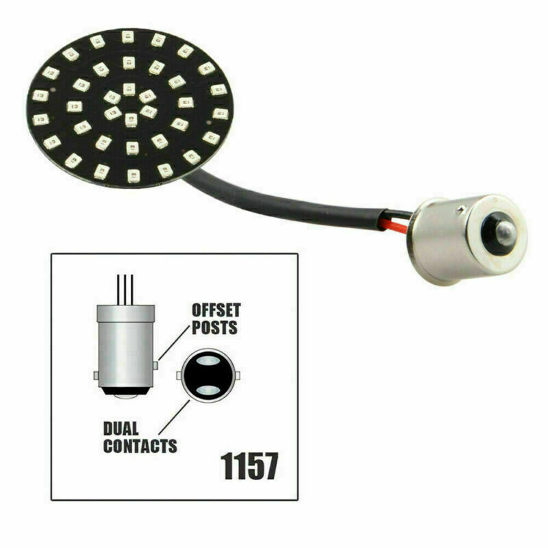 1157 1156 LED Brake Tail Turn Signals Light &lens For Harley Dyna Fat ...