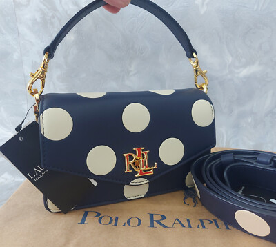RALPH LAUREN Ladies Leather Tayler Leather Cross-Body Bag New RRP £399 ...