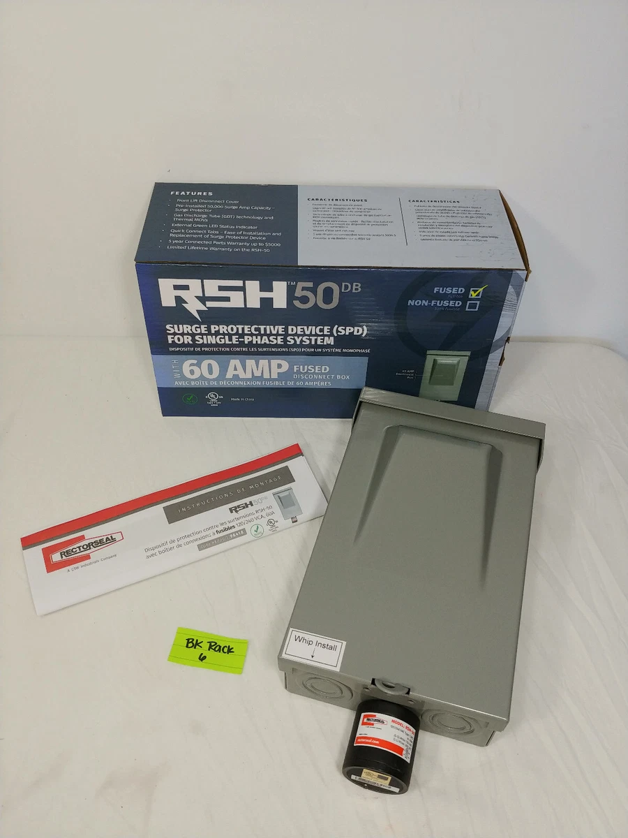 RSH-50 Surge Protective Device 120/240 VAC, 49% OFF