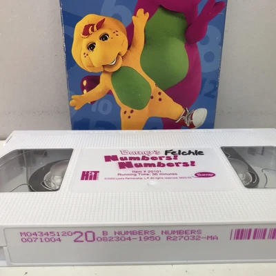 Barney & Friends Numbers Numbers VHS Video | Grelly USA