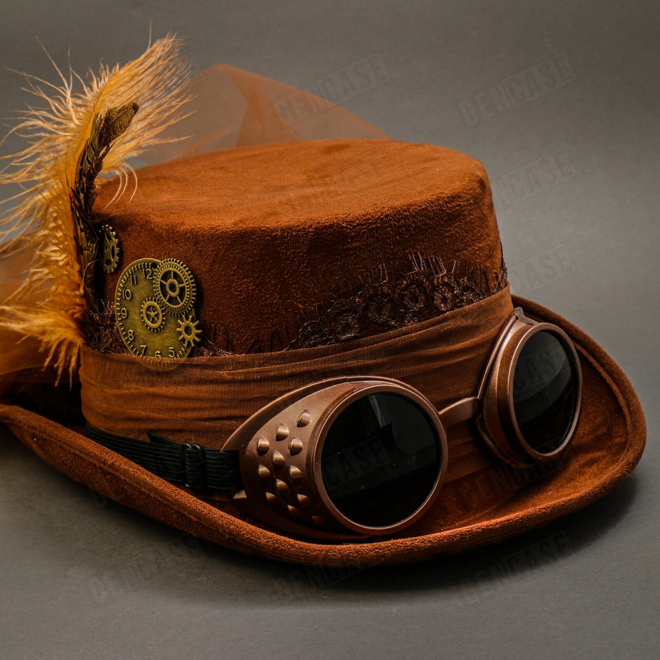 For Men & Women Steampunk Top Hat Victorian Costume Party Prom Top Hat ...