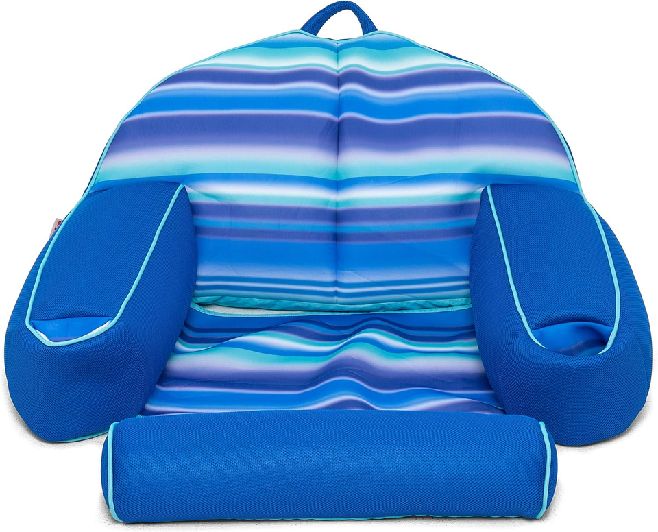 Non Inflatable Pool Floats Chair For Adults Heavy Duty With Cup Holder ...