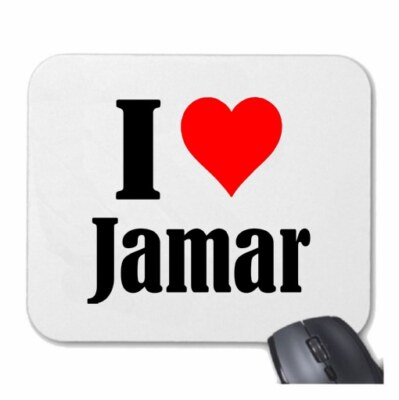 MOUSEPAD Mauspad I Love Jamar Ich Liebe Jamar | eBay.de