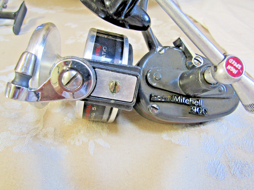 ~~Garcia Mitchell 900 Spinning Reel~~ MODIFIED WITH PUM~~Rare~~ Used ...