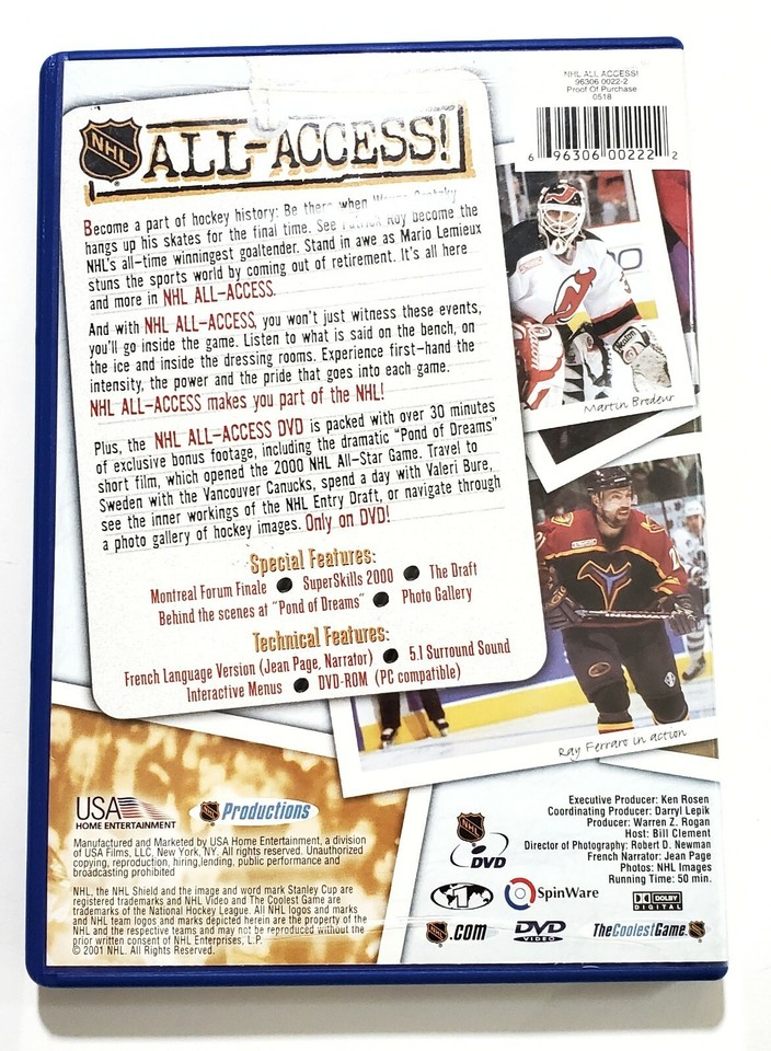 NHL: ALL ACCESS [DVD] 696306002222| eBay