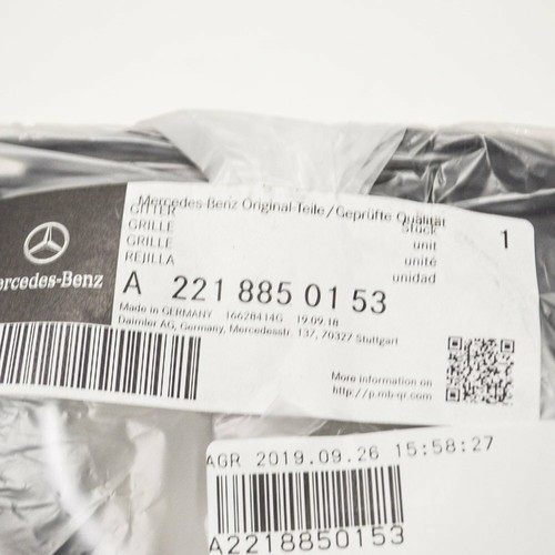 MERCEDES-BENZ S-CLASS W221 Left Fog Light Grille A2218850153 | eBay