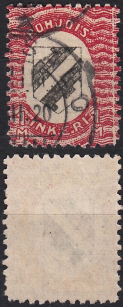 North Ingermanland Inkeri Finland / Russia 1MK Used Stamp 1920 Finland ...