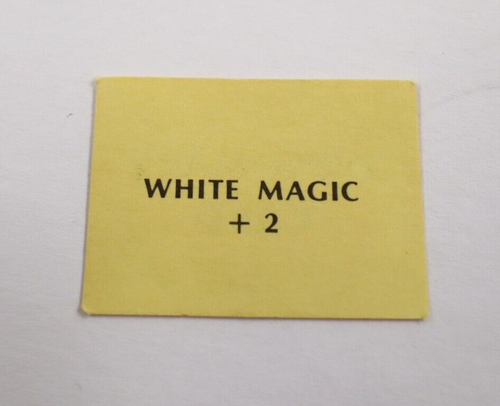 VTG 1979 Divine Right TSR Game Replacement DIPLOMACY CARD WHITE MAGIC ...