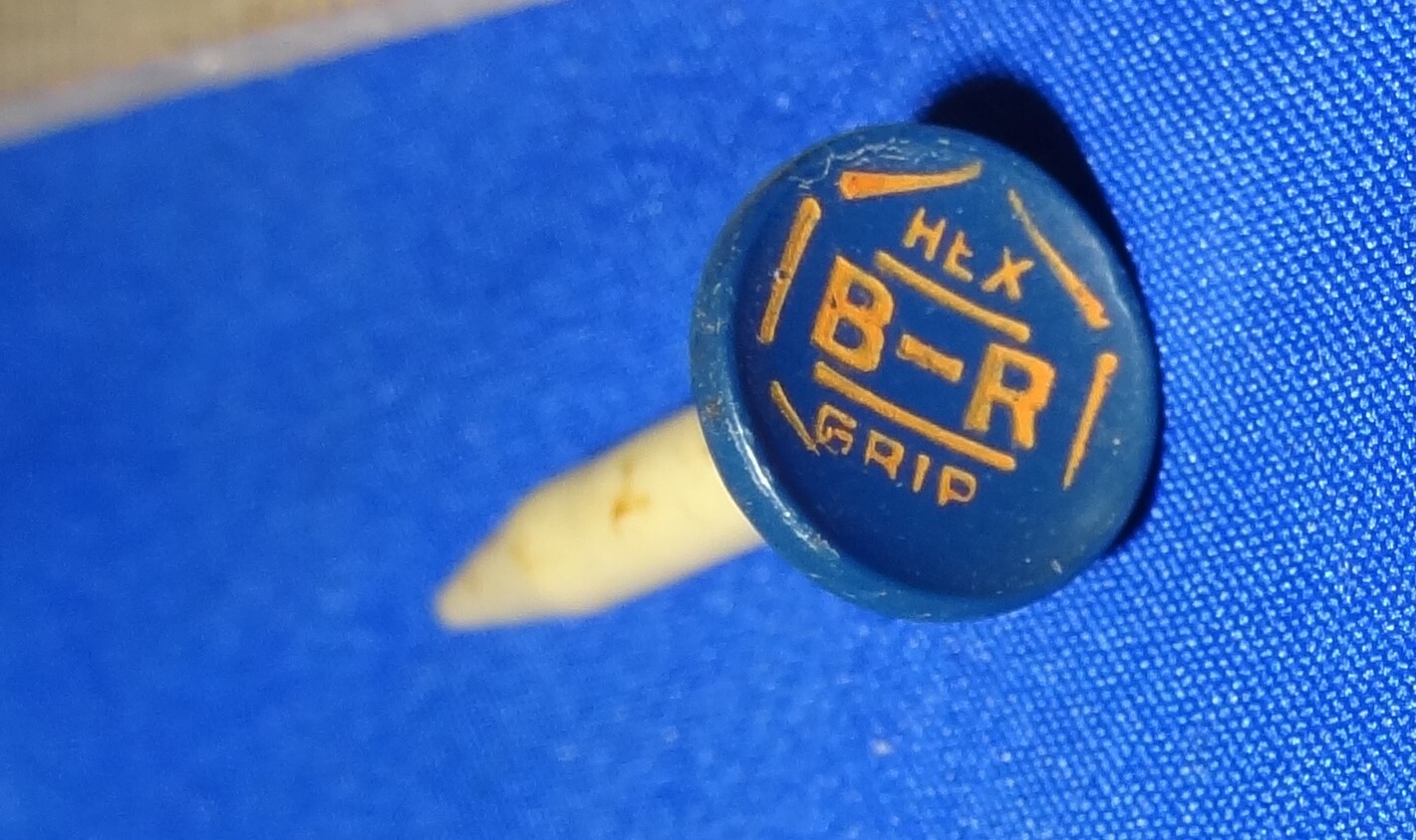 BLUE HEX B-R GRIP CELLULOID ADVERTISING VINTAGE GOLF TEE COLLECTABLE | eBay