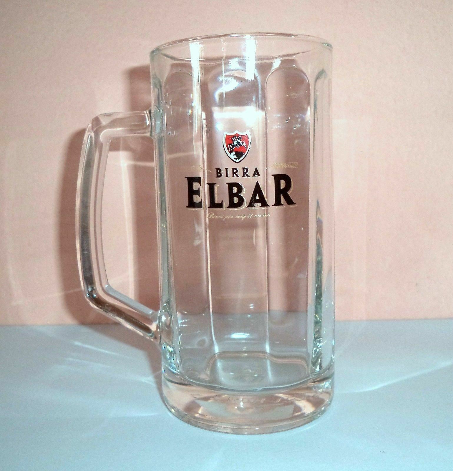 Beer Stein or Mug of ELBAR Beer (Birra) from Albania. 250 ml. New ...