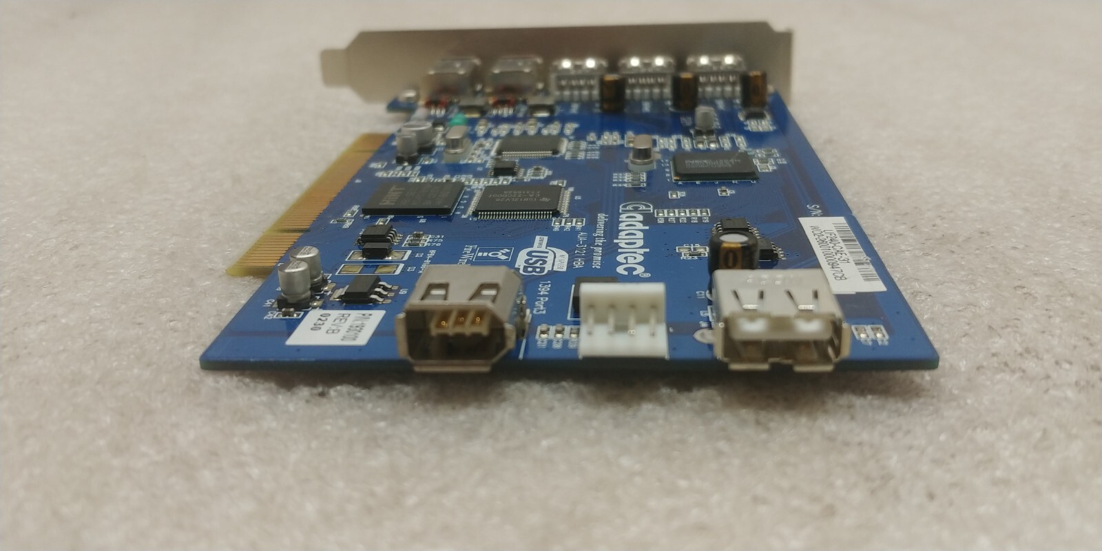 Adaptec (AUA-3121 HBA) Duoconnect PCI 4 USB Ports & FireWire Card FREE SHIPING!! | eBay