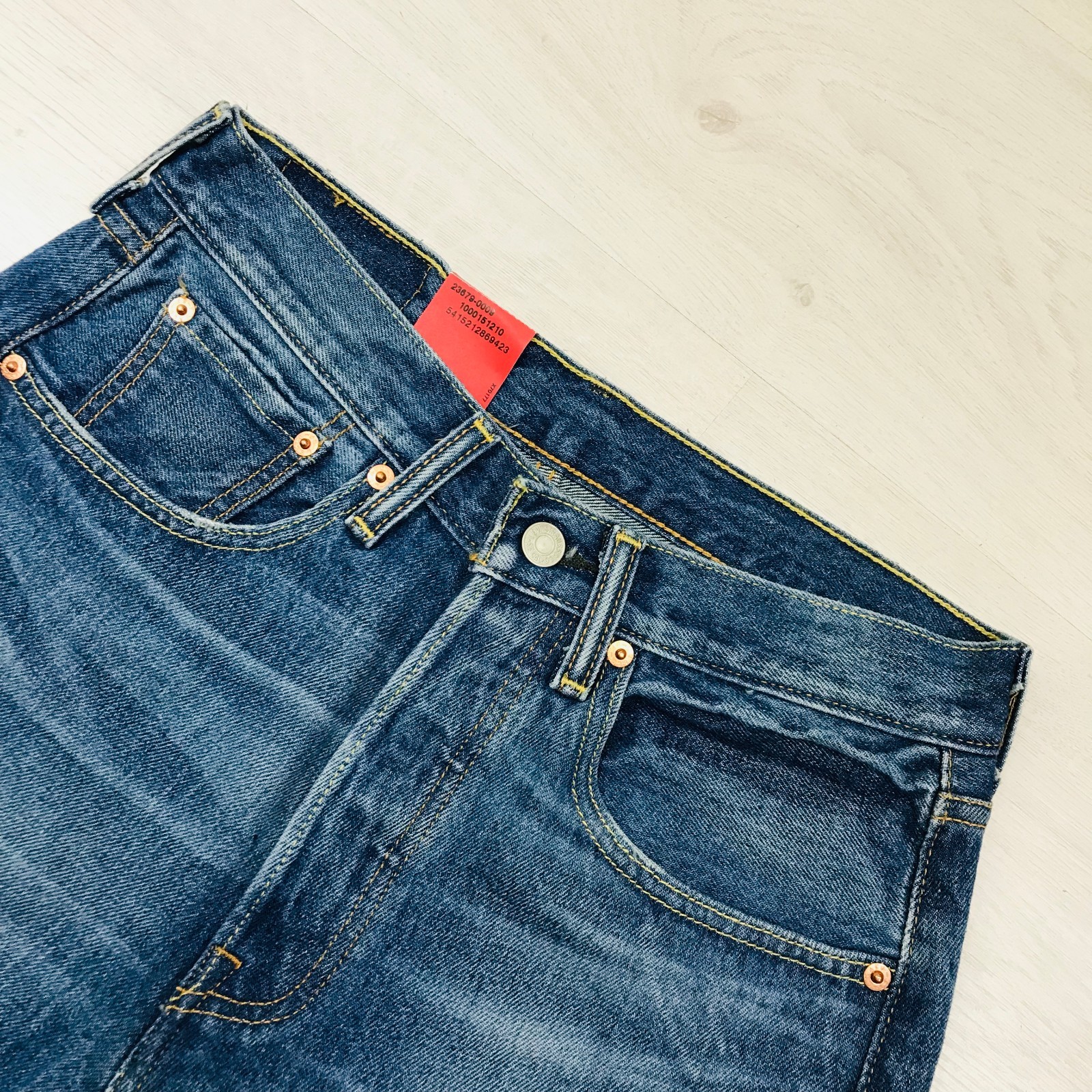 Levi‘s 501 CT Customisé & Conique Original Fit Bleu Jean Short Taille ...