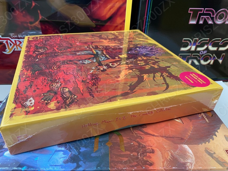 Hotline Miami 1 & 2 The Complete Collection Vinyl Record Soundtrack 8 ...