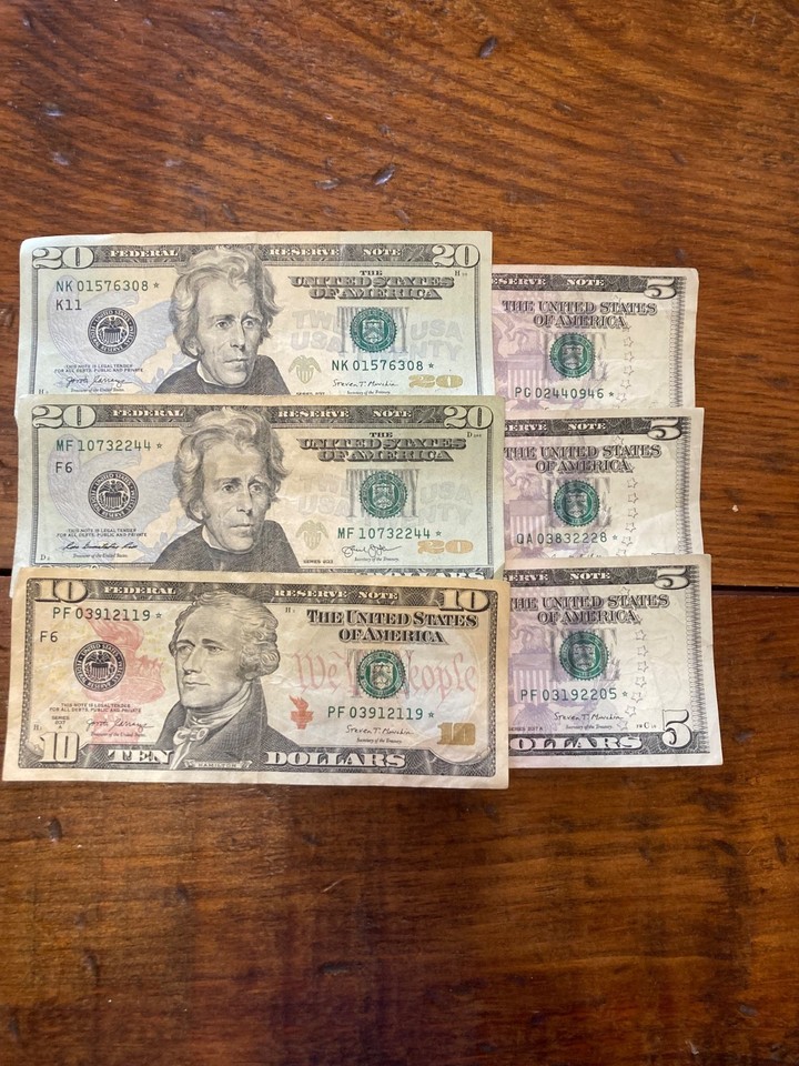 assorted star notes... face value $85 | eBay