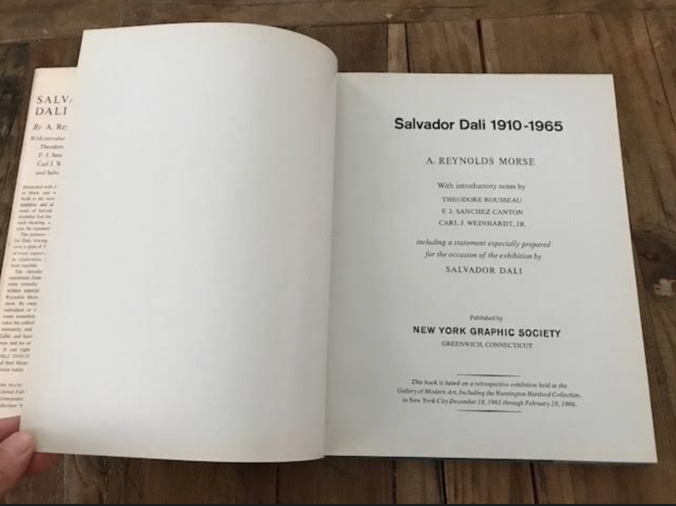 Salvador Dali 1910 - 1965 New York Graphic Society 1st edition 1965 | eBay