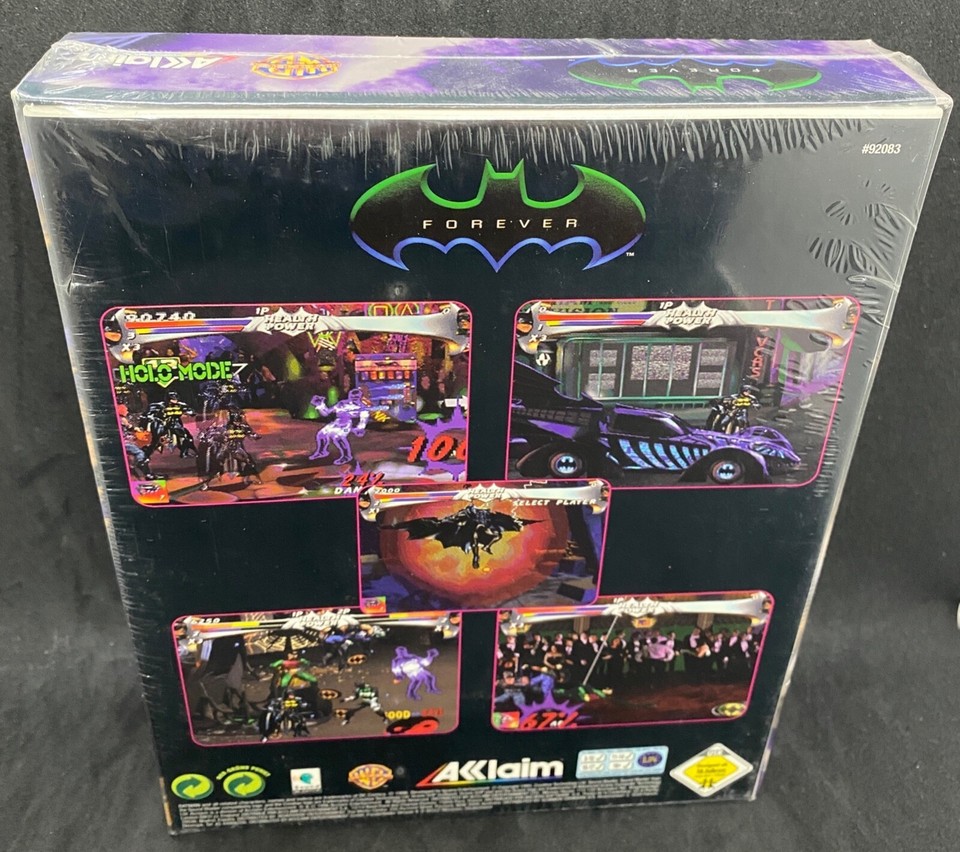 Batman Forever The Arcade Game Big Box PC DOS PAL New Sealed DC/WARNER ...