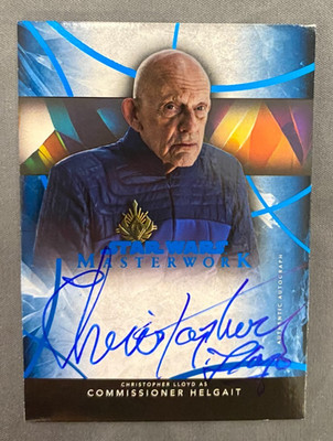 2024 Star Wars Masterwork - Commissioner Helgait Auto Blue /99 (TV31 ...