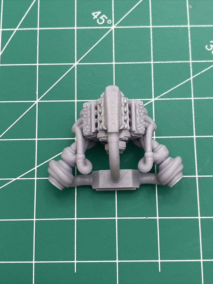 1/24 V8 Twin Turbo LS Engine 3D Resin Printed For Scale Model Customs ...