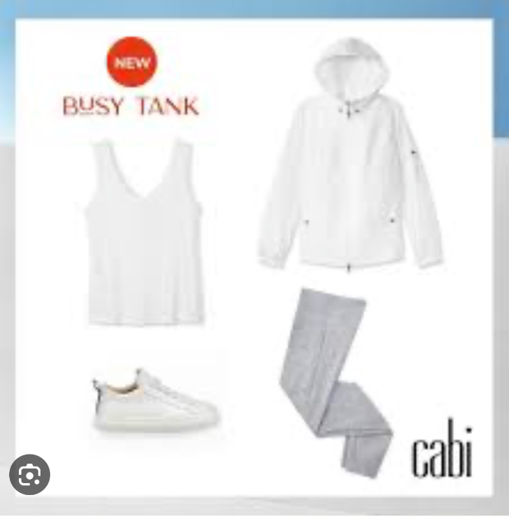 Cabi New NWT Busy Tank #6139 White XXS - XL Was $70 | eBay