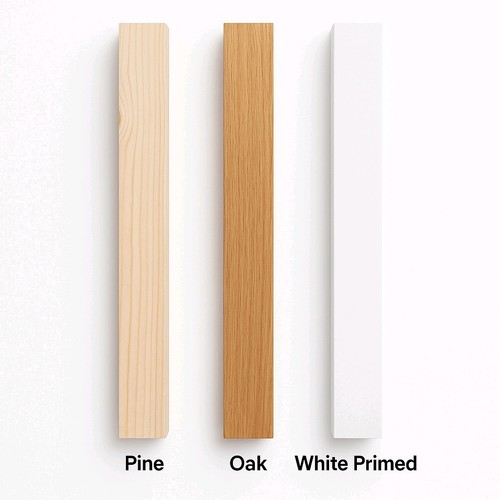 35mm Pine Oak Primed Wood Unpainted Plain Square Decorative Staircase ...