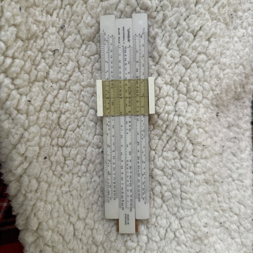 Vintage slide Rule Unique Universal 1 Made in England English | eBay