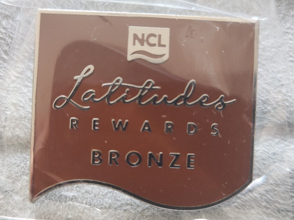 NCL Latitudes Rewards Gold Silver Bronze Pin Norwegian Cruise Line NEW ...