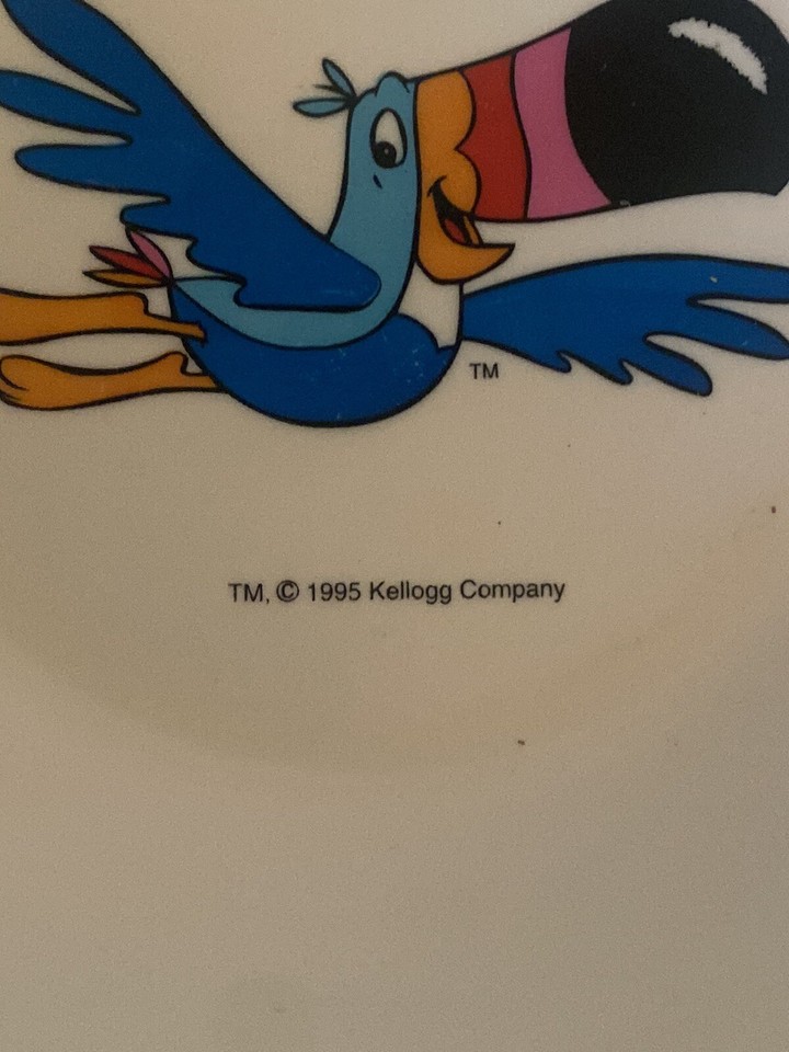 Kellogg’s plastic cereal bowl Toucan Sam Fruit Loops Retro 1 Included ...