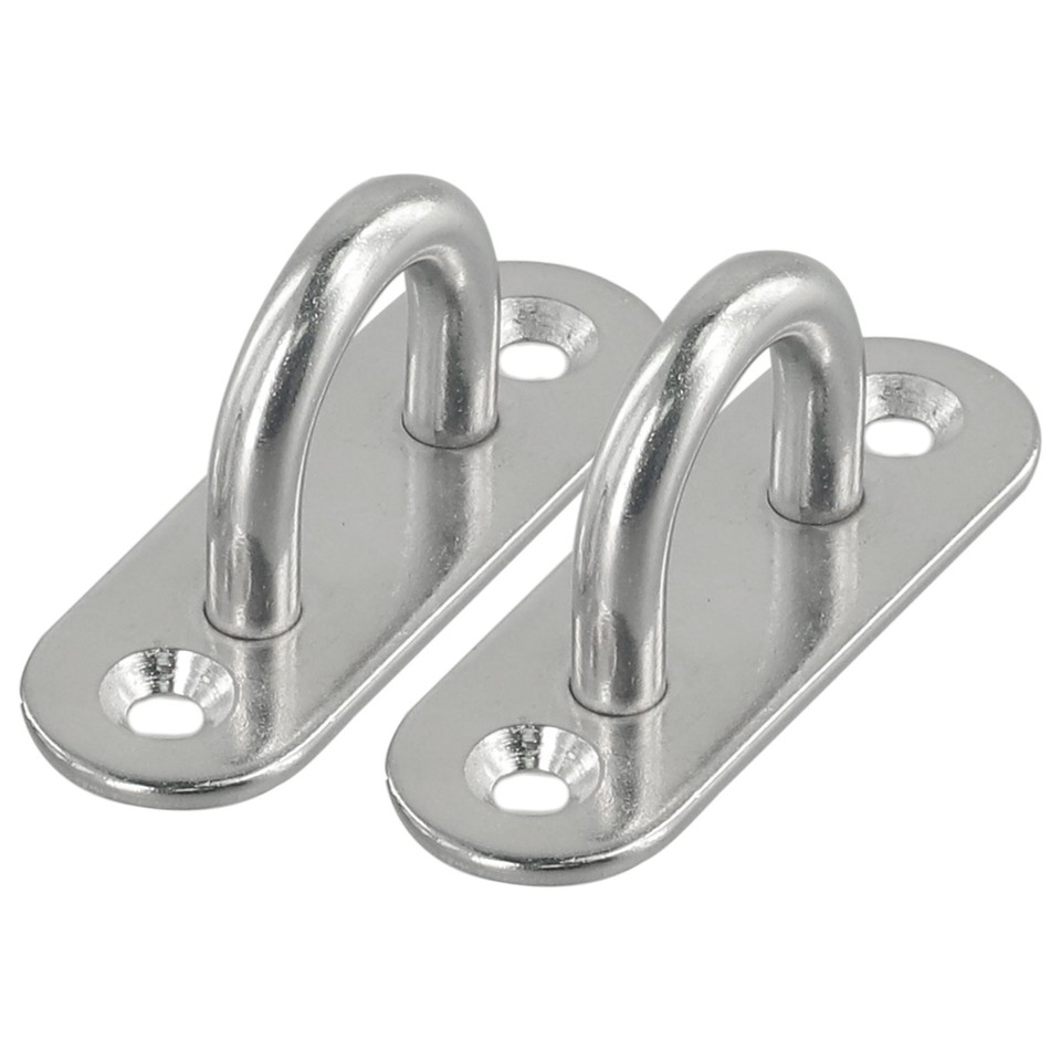 Heavy Duty Eye Plate Oblong High Strength Siver Stainless Steel Staple ...