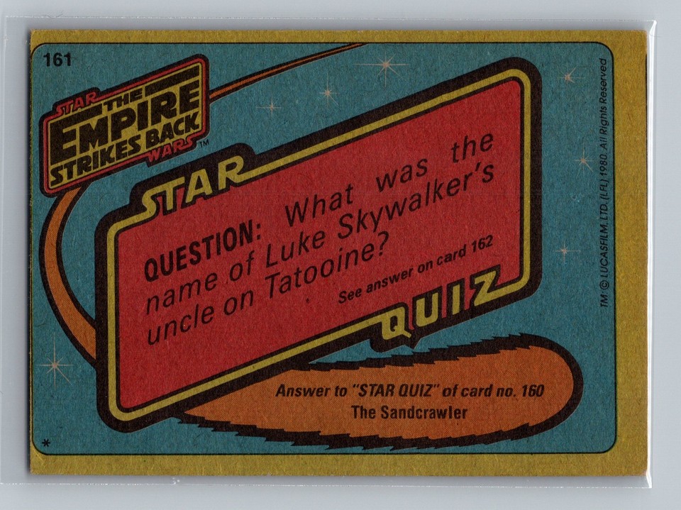 1980 Star Wars Topps Empire Strikes Back - The Executor #135 - | eBay UK