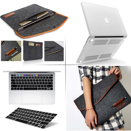 Drop-proof Laptop Felt Sleeve Bag Matte Case for 2018 MacBook Air Pro ...
