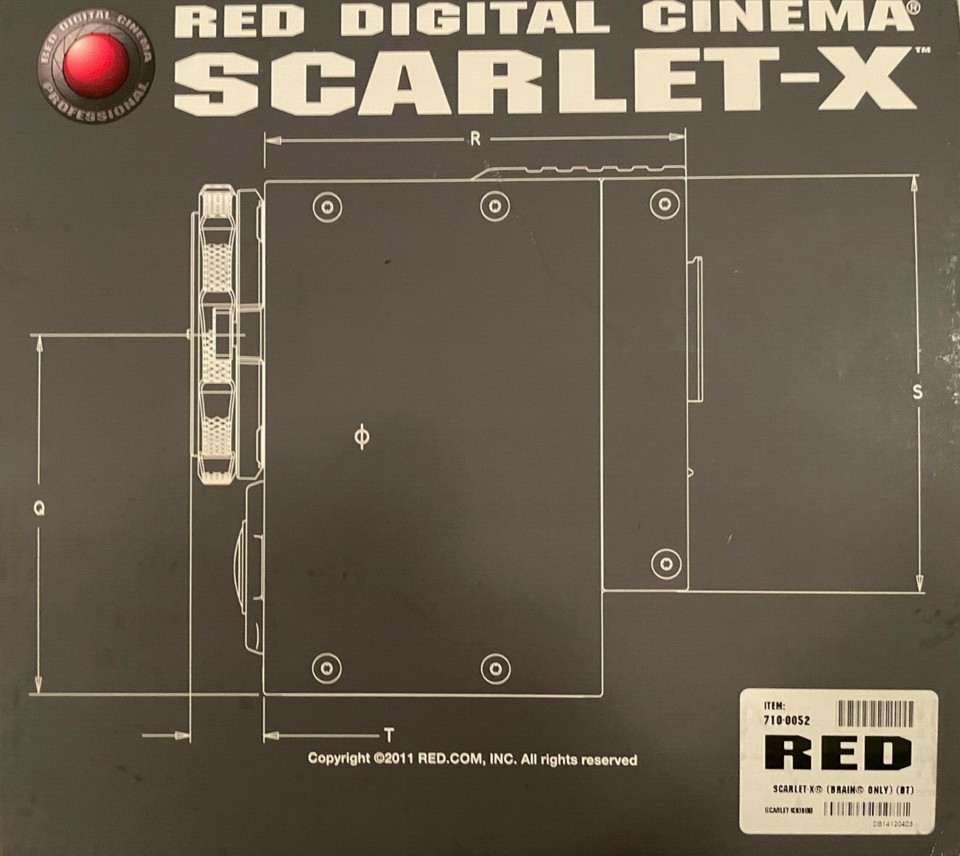 RED Digital Cinema RED SCARLET-X 4K Cinema Camera Brain Mysterium -X | eBay