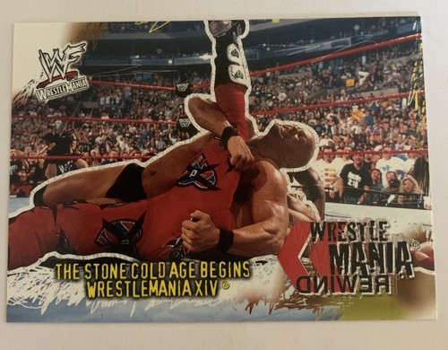2001 FLEER WWF WRESTLEMANIA REWIND Stone Cold Steve Austin #97 WR Shawn ...