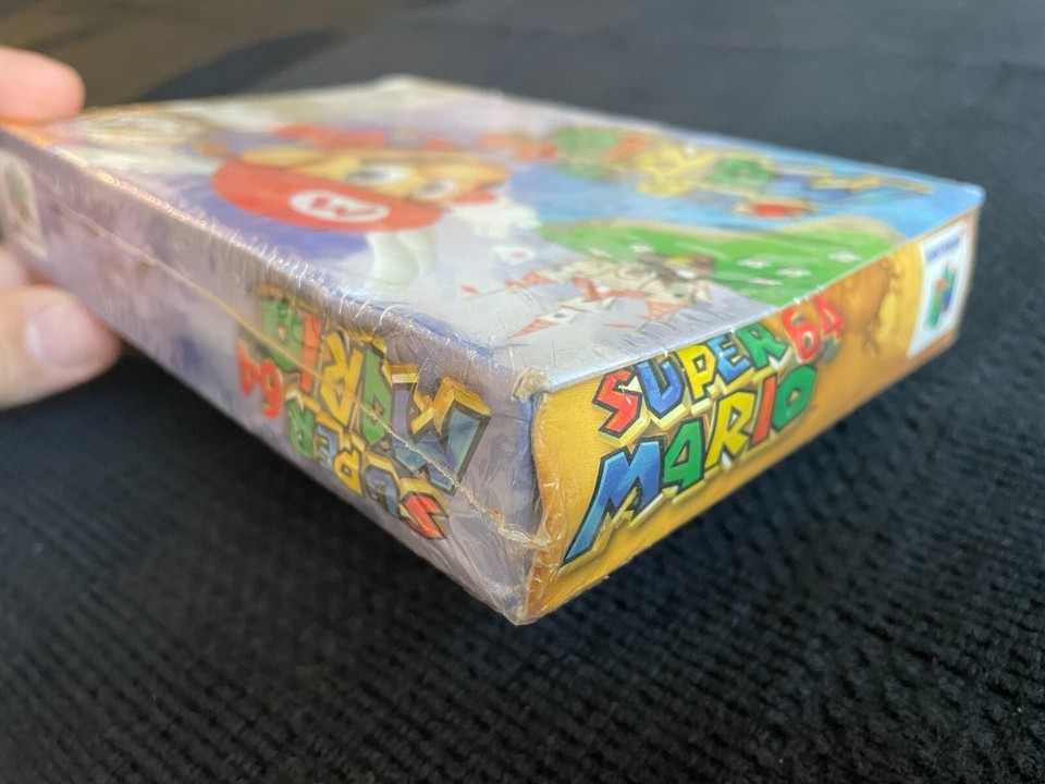 Super Mario 64 Factory Sealed Brand New 1998 N64 Player Choice Million ...