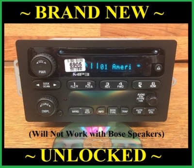 Brand New OEM 2004-2012 Chevy Colorado Silverado Cd Radio GMC Truck SUV ...