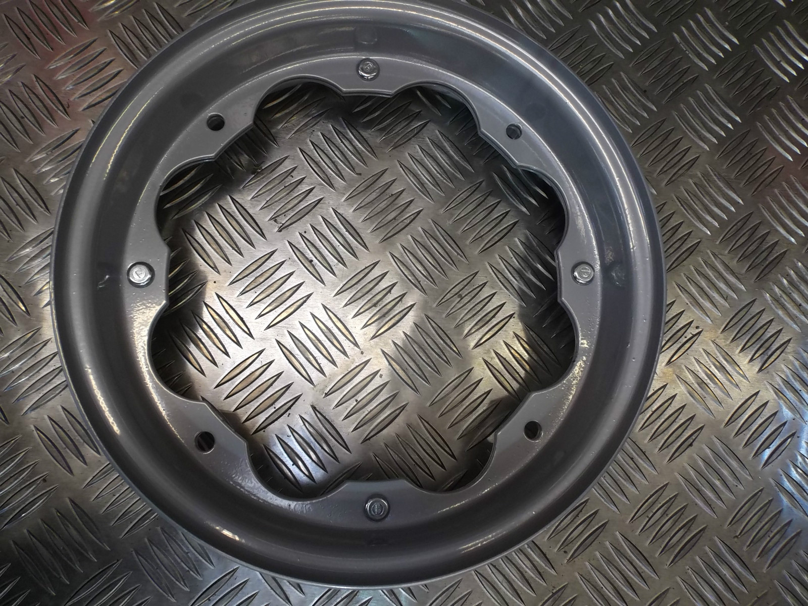 LAMBRETTA GP LI SX TV CHROME SPLIT WHEEL RIM GENUINE 10" ITALIAN MADE ...