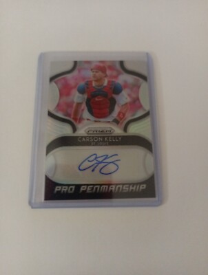 2019 Panini Prizm Carson Kelly Pro Penmanship Auto Silver Prizm PP-CK ...