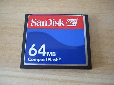 64MB SanDisk CompactFlash CF Memory Card 64MB SDCFB-64/SDCFJ-64 | eBay