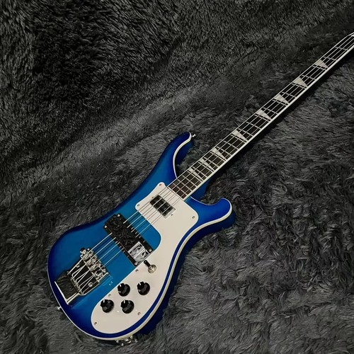 Discount Store Electric Guitar Bass Guitar Transparent Blue Basswood 4 ...