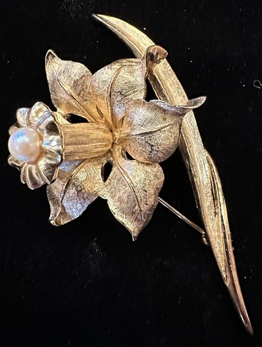VINTAGE SIGNED BOUCHER FLOWER PIN BROOCH | eBay