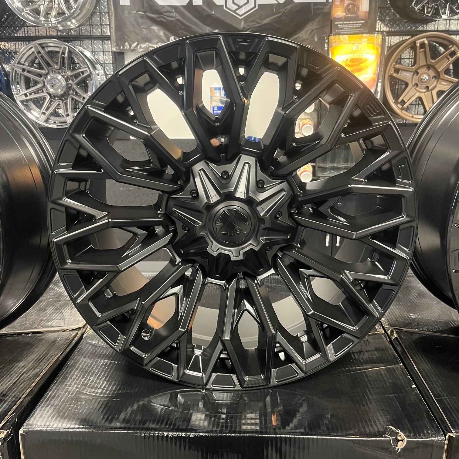 4 Fuel Offroad Strike FC865 20 Inch Black Wheels Rims 6x5.5 Lug 20x10 ...