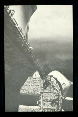 Space chrome postcard Shuttle Columbia in space NASA onboard view | eBay